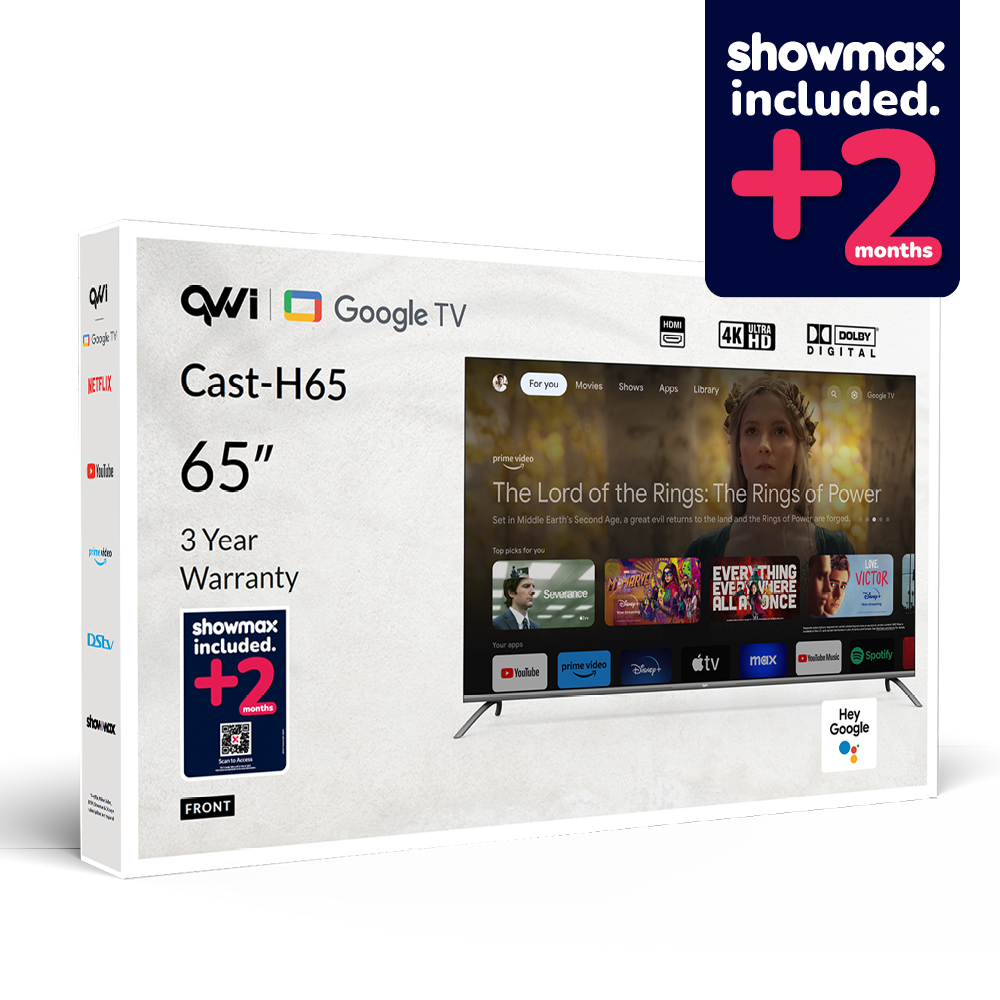QVWi 65" 4K Smart Google TV Cast-H65 – QVWi Shop
